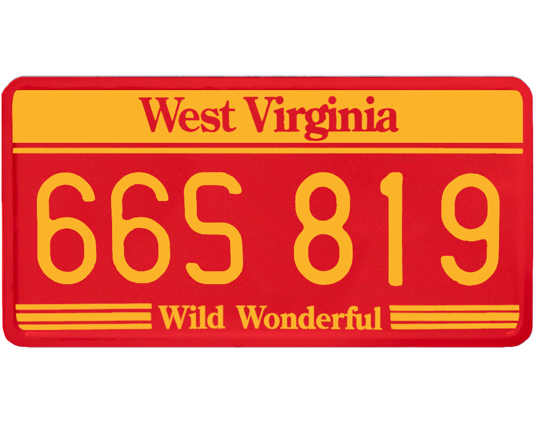 West Virginia License Plate Wrap Kit – PlateWraps