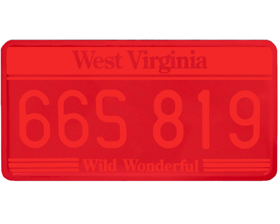 West Virginia License Plate Wrap Kit – PlateWraps