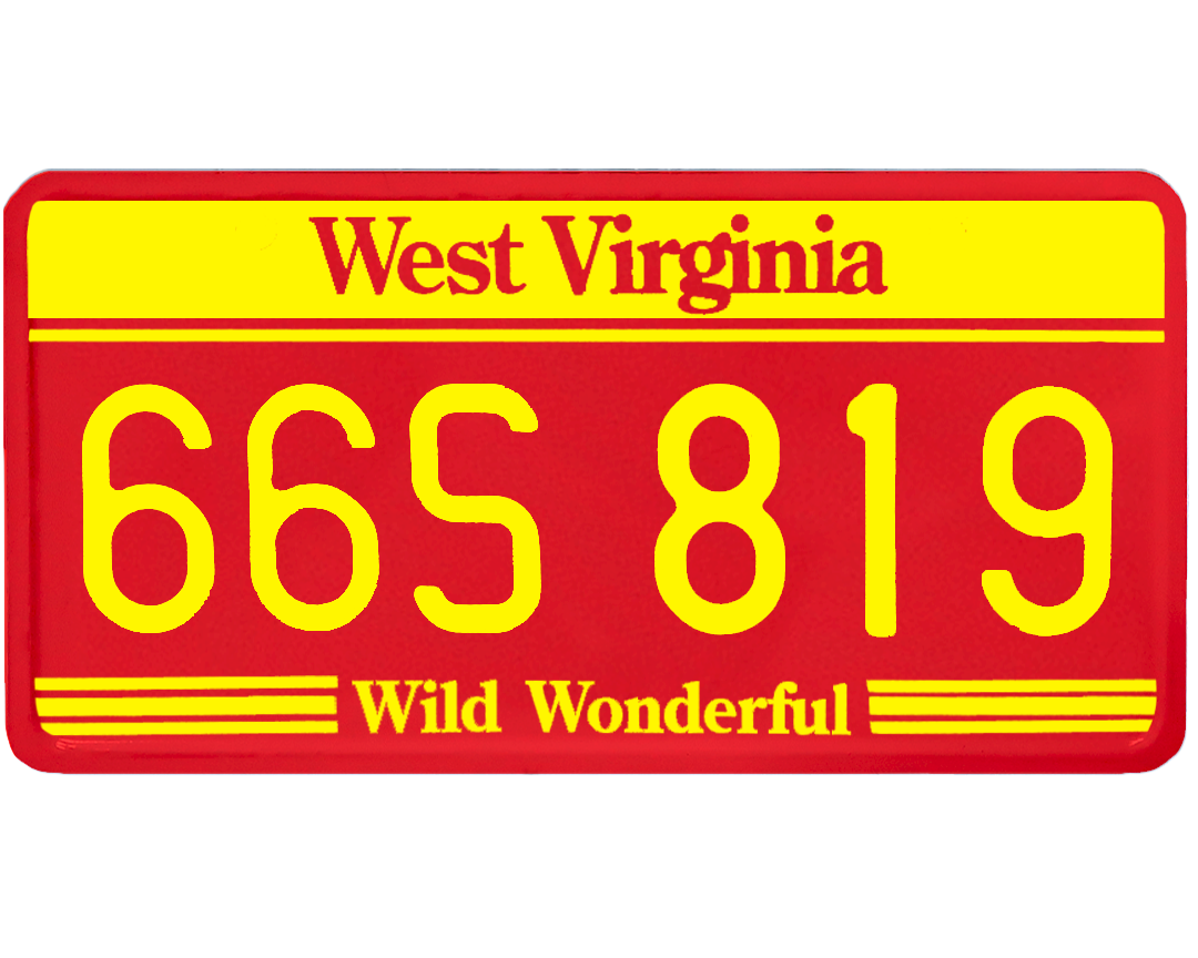 West Virginia License Plate Wrap Kit – PlateWraps