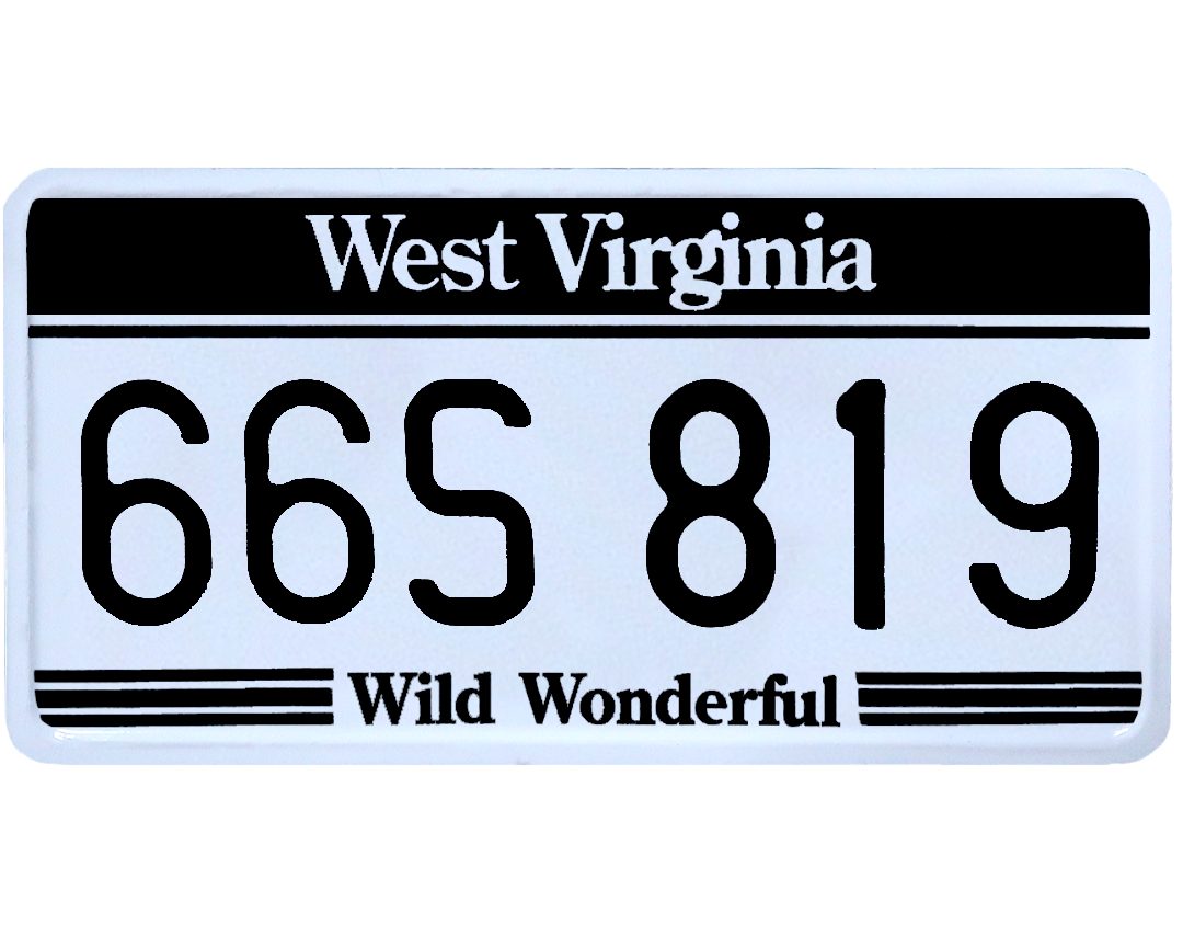 West Virginia License Plate Wrap Kit – PlateWraps