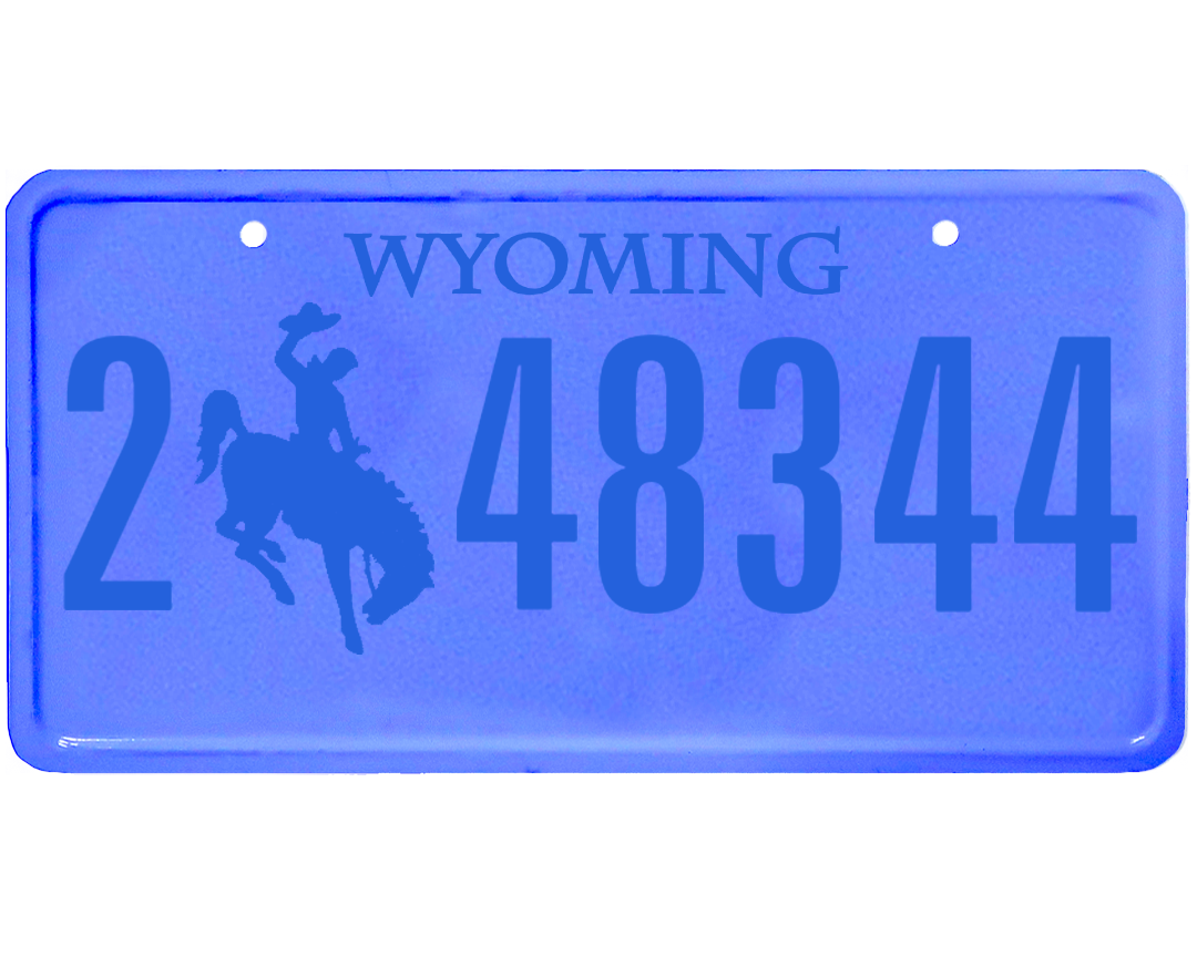 Wyoming License Plate Wrap Kit – PlateWraps