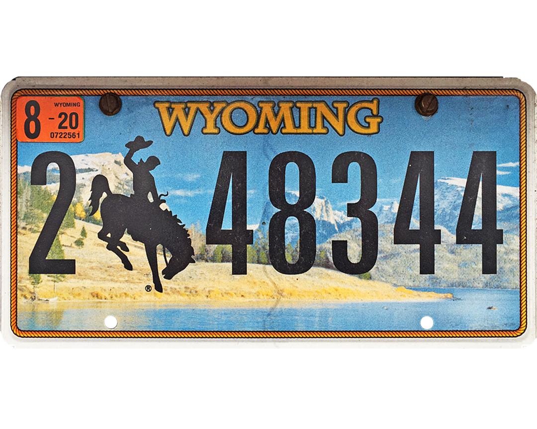 Wyoming License Plate Wrap Kit – PlateWraps